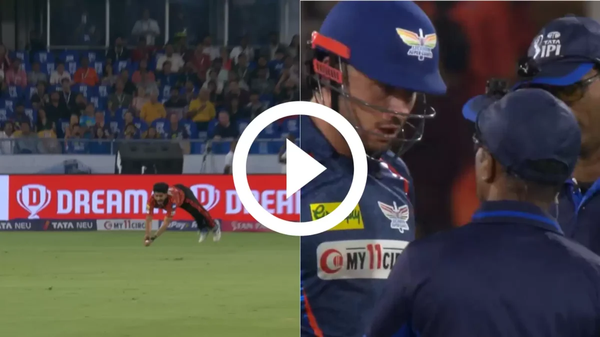 WATCH: Marcus Stonis left angered with umpires after Sanvir Singh takes ...