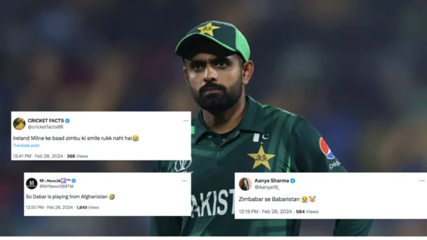 "Zimbabar se Babristan": Babar Azam trolled brutally after being shown ...