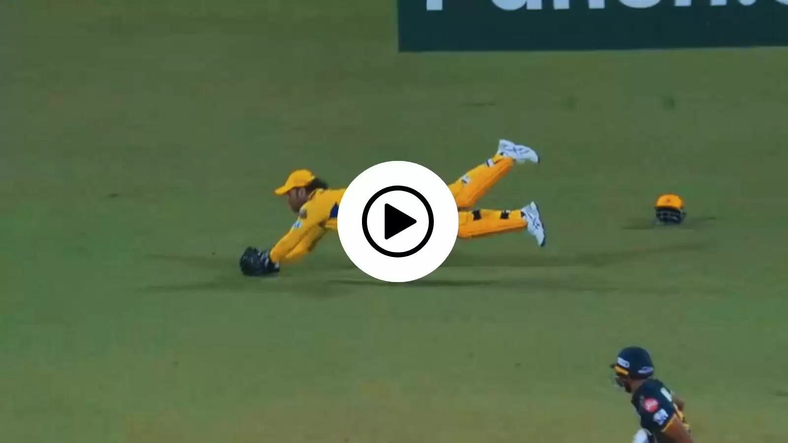 WATCH: MS Dhoni takes a magnificent diving catch to send back Vijay Shankar