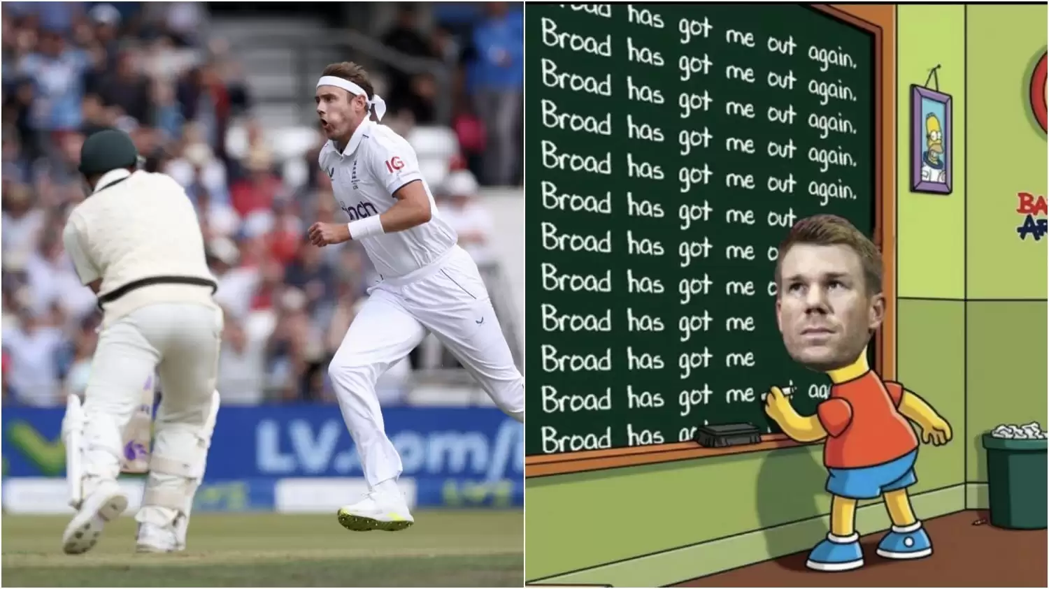 Chris Broad deletes meme tweet on David Warner's 17 dismissals to his ...