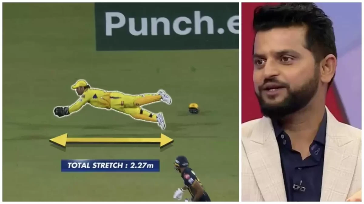 Suresh Raina's epic comment after watching MS Dhoni's sensational 2.27m ...
