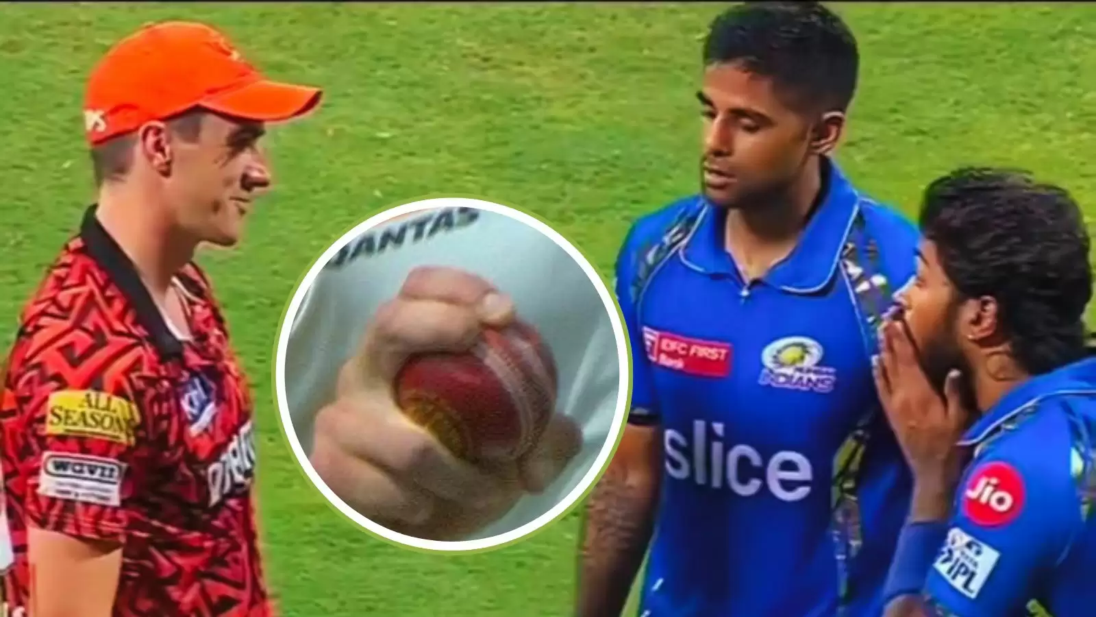 WATCH: Pat Cummins, SKY and Hardik Pandya involved in possible chatter ...