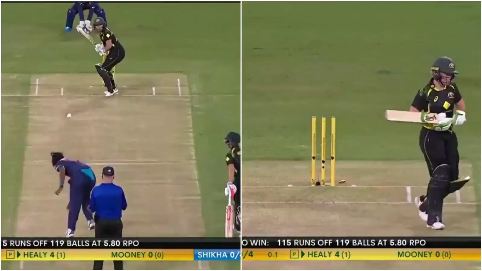 WATCH: From sixth stump to off stump: Shikha Pandey’s incredible ...