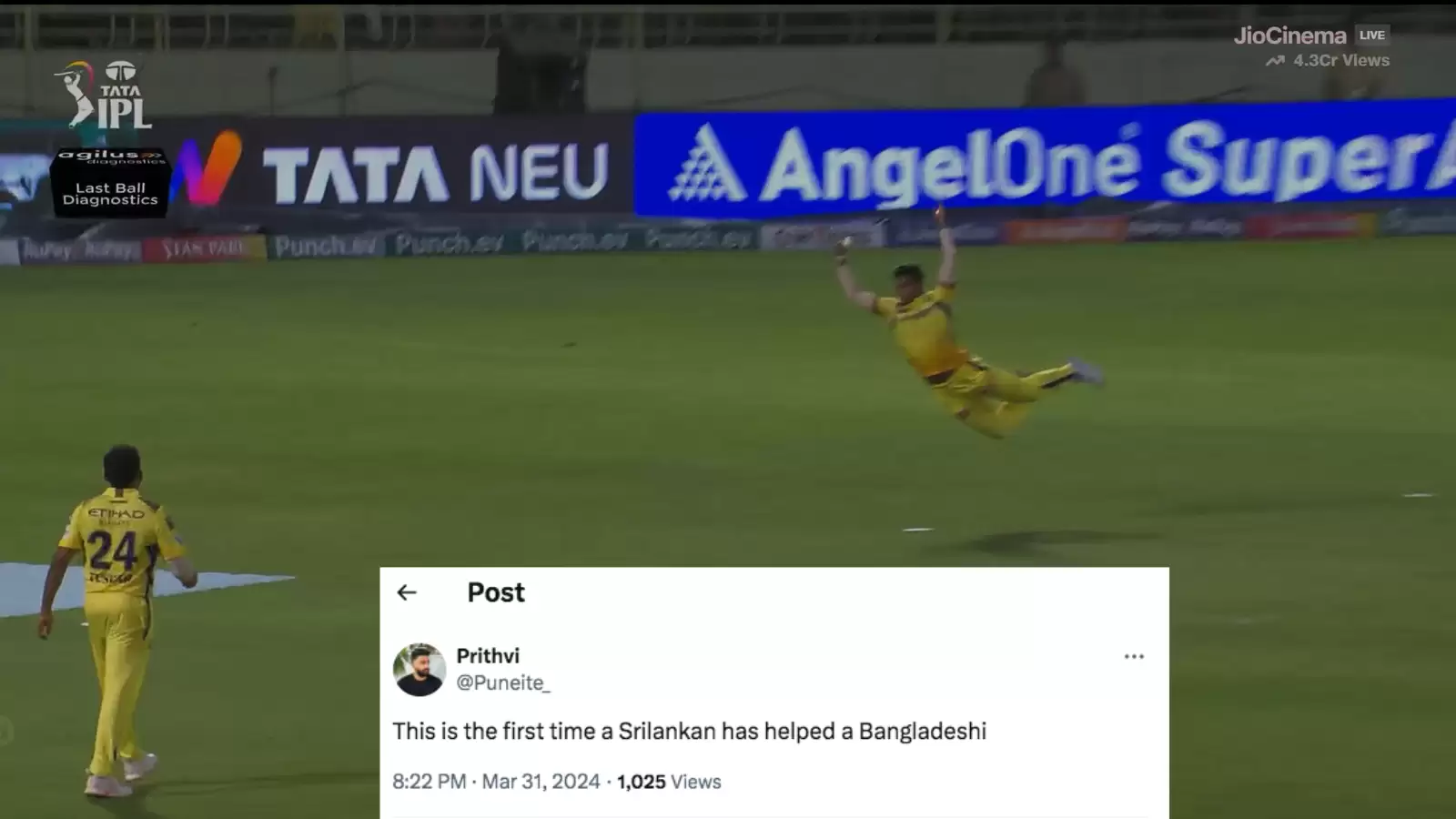 "Sri Lankan helping Bangladeshi": Fans react as Pathirana's stunning ...