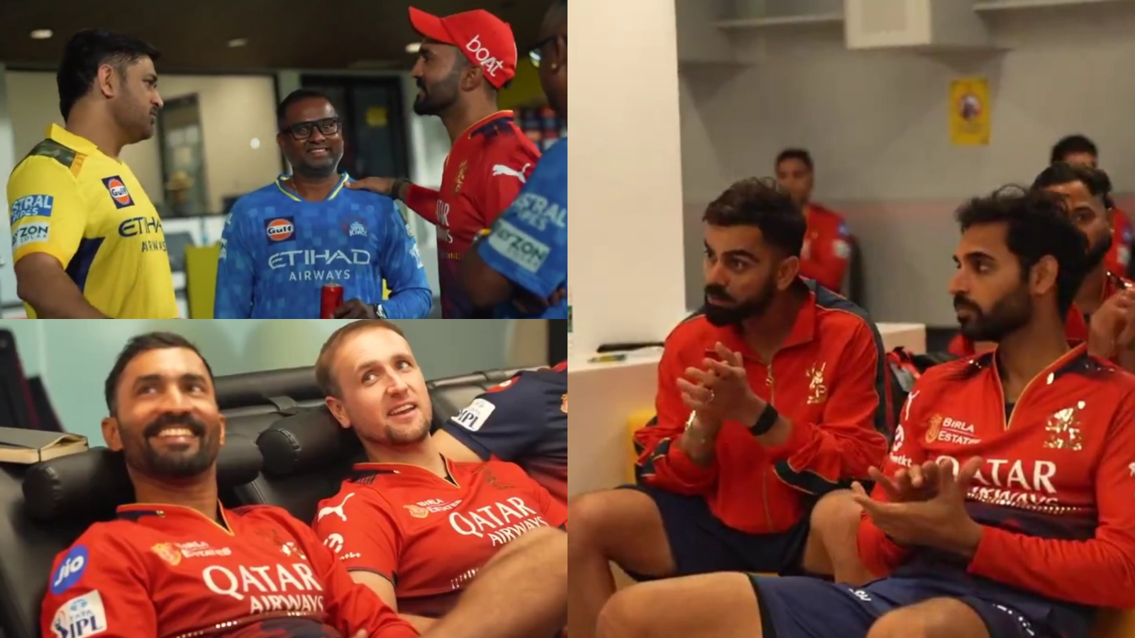 [WATCH] RCB Dressing Room Behind the Scenes After Victory Over Chennai ...
