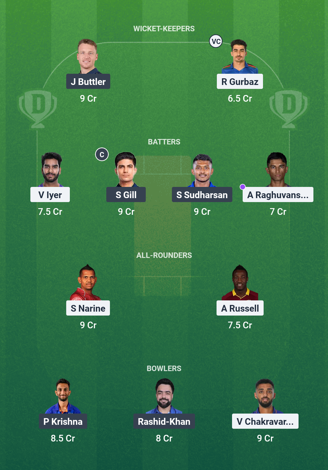 KKR vs GT Dream11 Prediction Today Match 39 Playing XI: IPL 2025 ...
